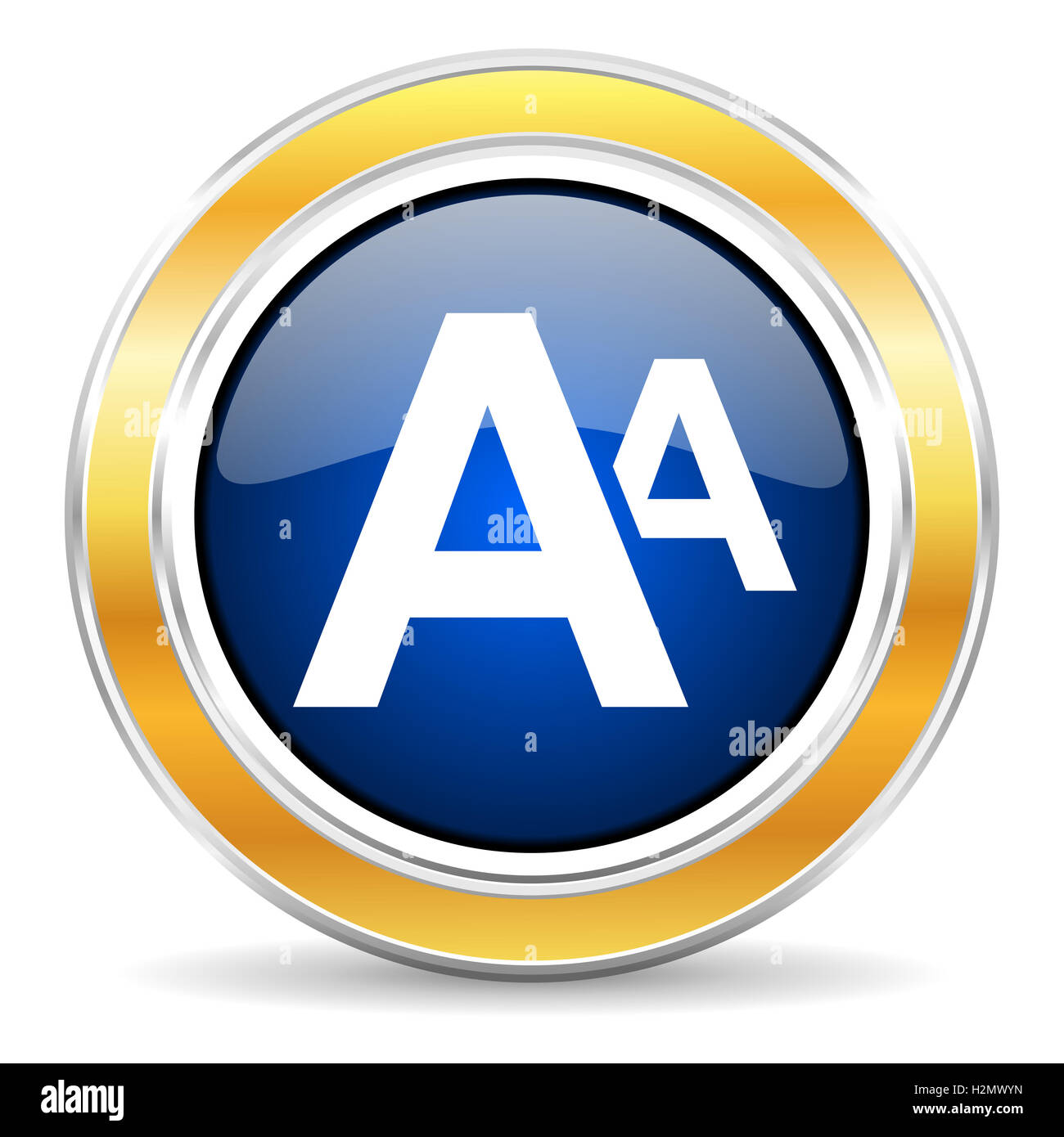 Alphabet icon hi-res stock photography and images - Alamy