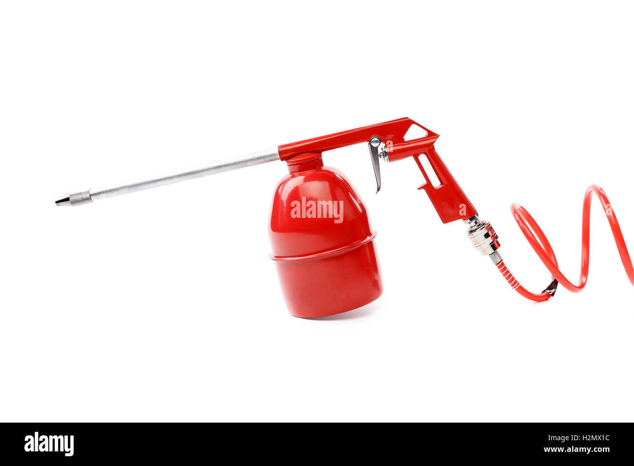 Spray gun with plastic spring Stock Photo - Alamy