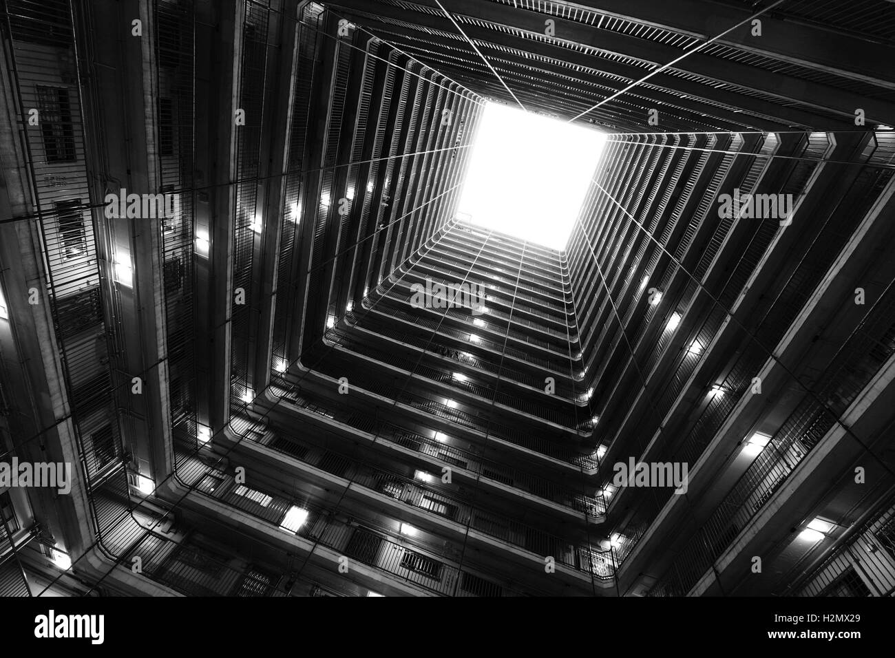 Public real estate in Black and White Stock Photos & Images - Alamy