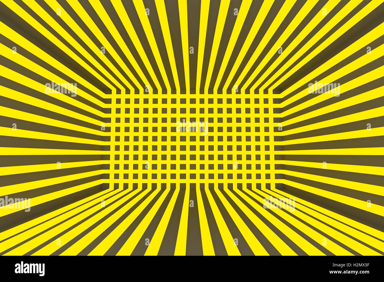 empty room with yellow laser Stock Photo - Alamy