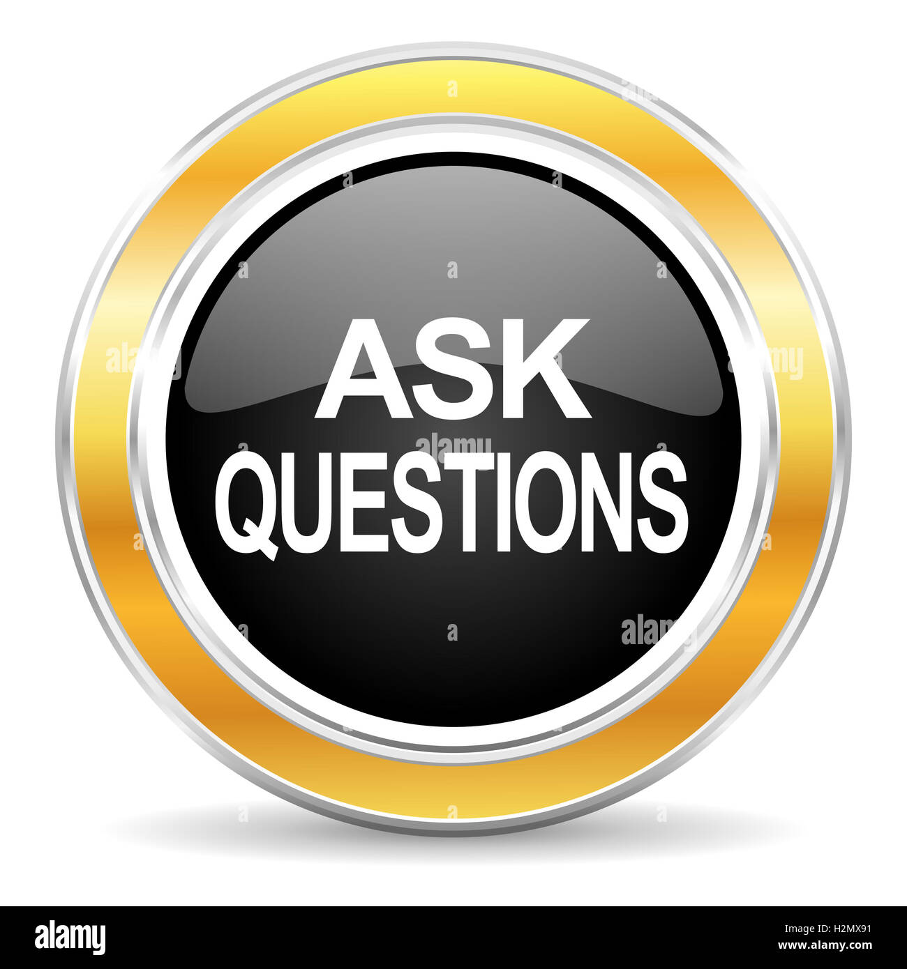 Icon questions Cut Out Stock Images & Pictures - Alamy