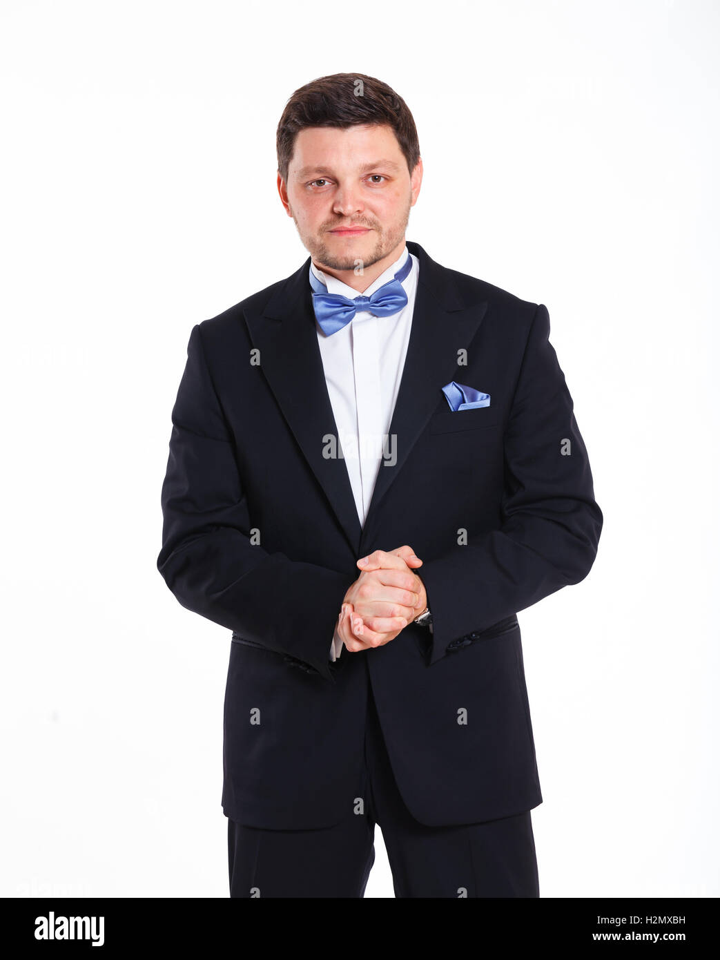 Men in full suit Stock Photo - Alamy