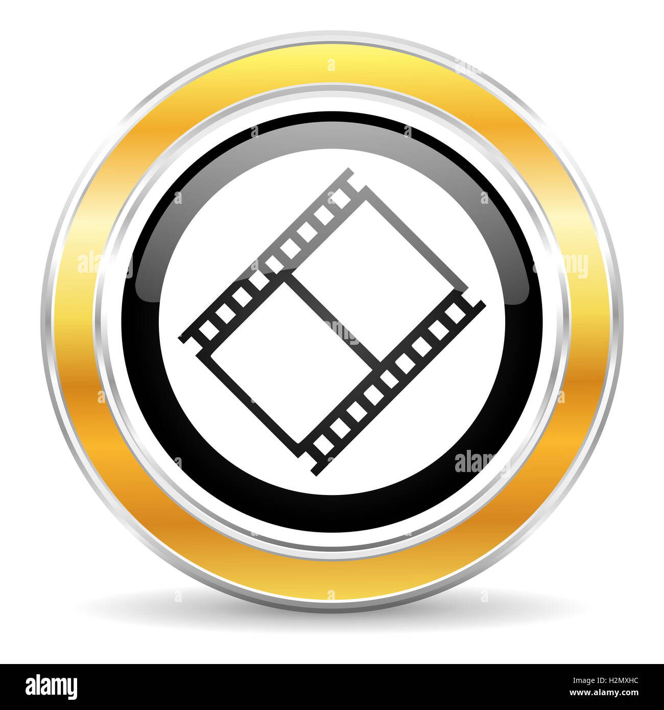Film icon Cut Out Stock Images & Pictures - Alamy