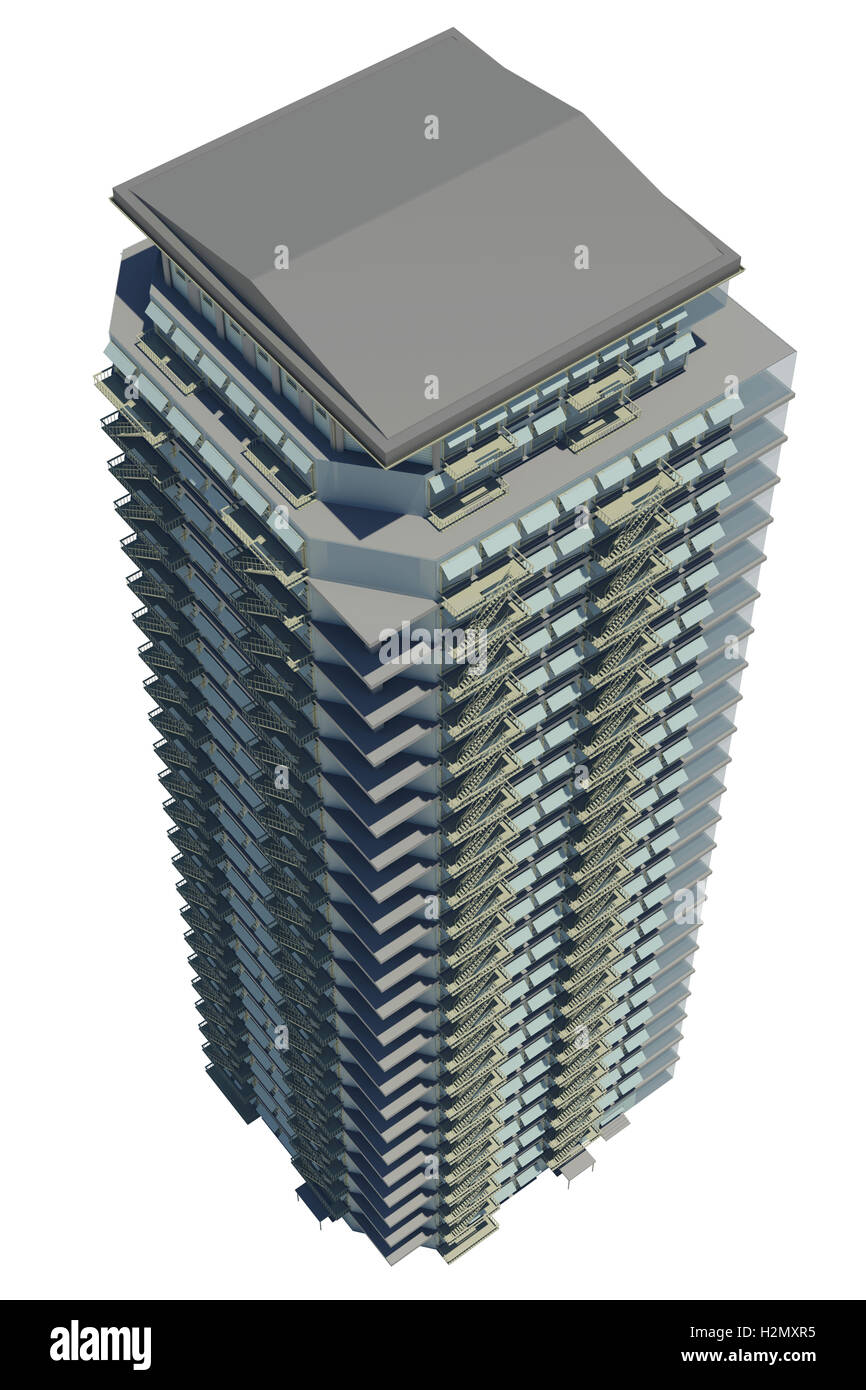 Highly detailed building Stock Photo - Alamy