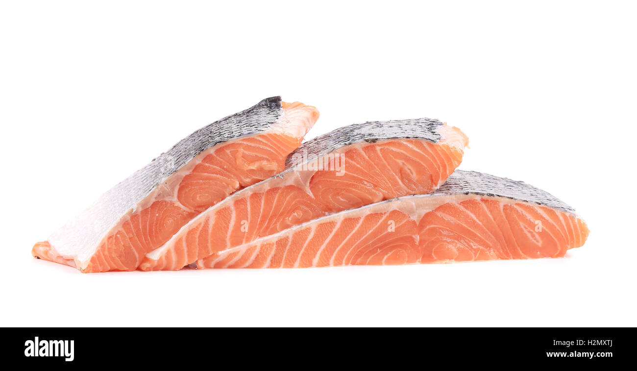 Fish fillet slices Cut Out Stock Images & Pictures - Alamy