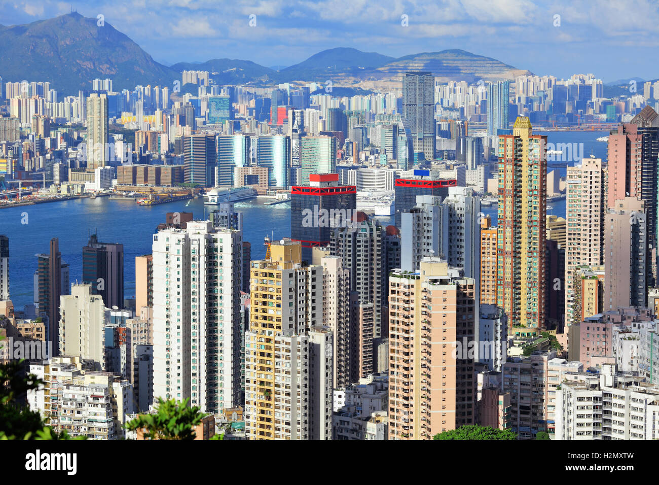 Hong Kong landscape Stock Photo - Alamy