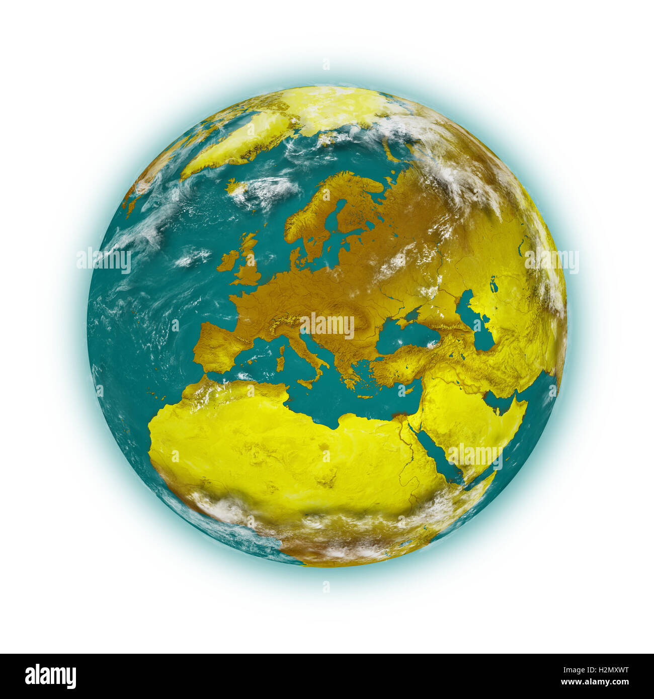 Europe globe Cut Out Stock Images & Pictures - Alamy