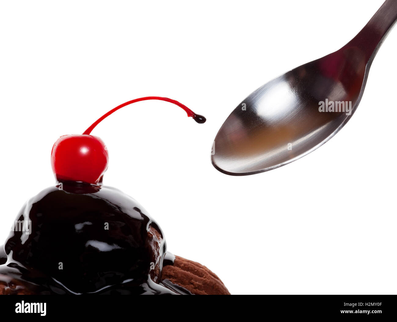 Ready To Eat Sundae Stock Photo - Alamy