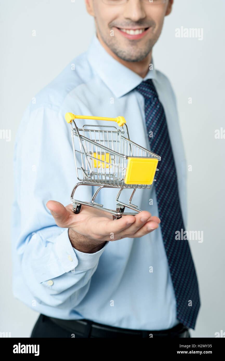 Add to cart, e-commerce concept Stock Photo - Alamy