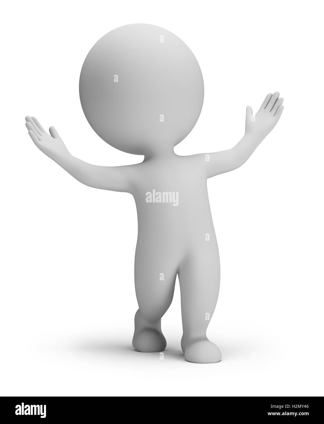 Confused character concept Black and White Stock Photos & Images - Alamy