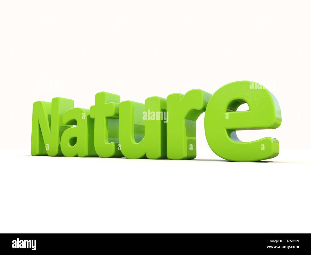 Nature word in 3d hi-res stock photography and images - Alamy