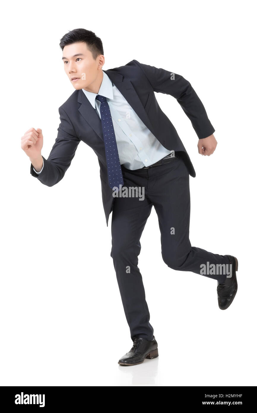 Asian man running Cut Out Stock Images & Pictures - Alamy