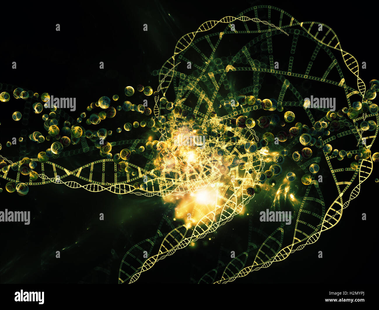 The Living DNA Stock Photo - Alamy