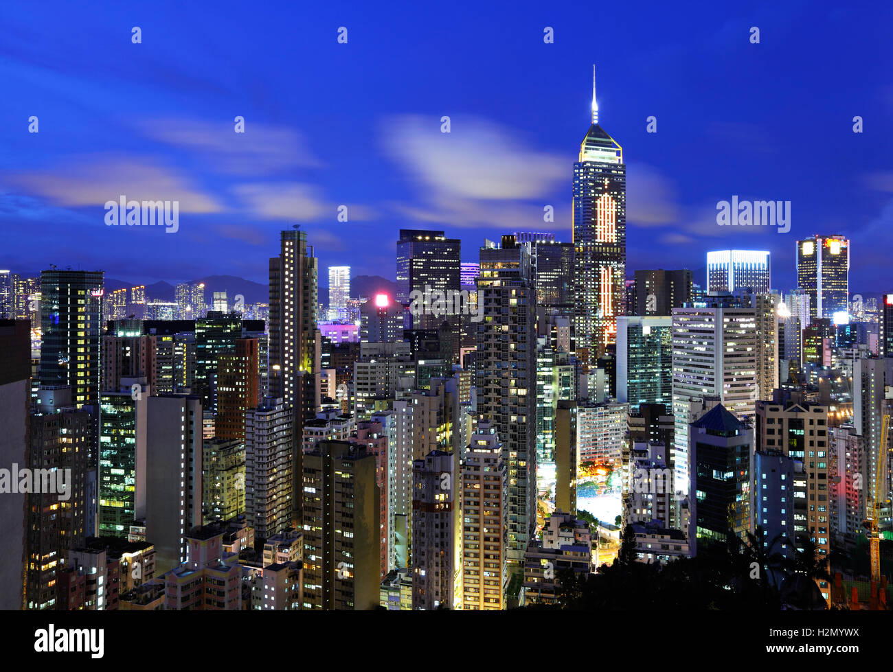 Hong Kong skyline Stock Photo - Alamy