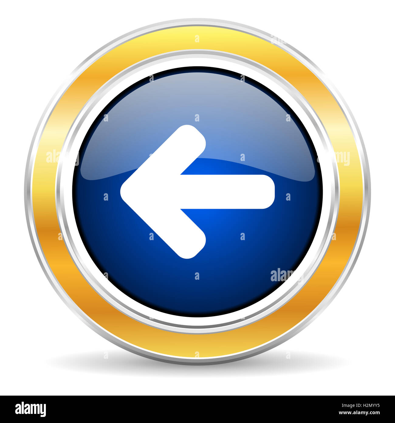 Go left sign Cut Out Stock Images & Pictures - Alamy