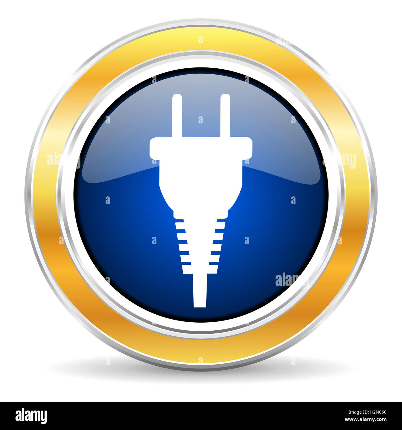 Chrome plug socket Cut Out Stock Images & Pictures - Alamy