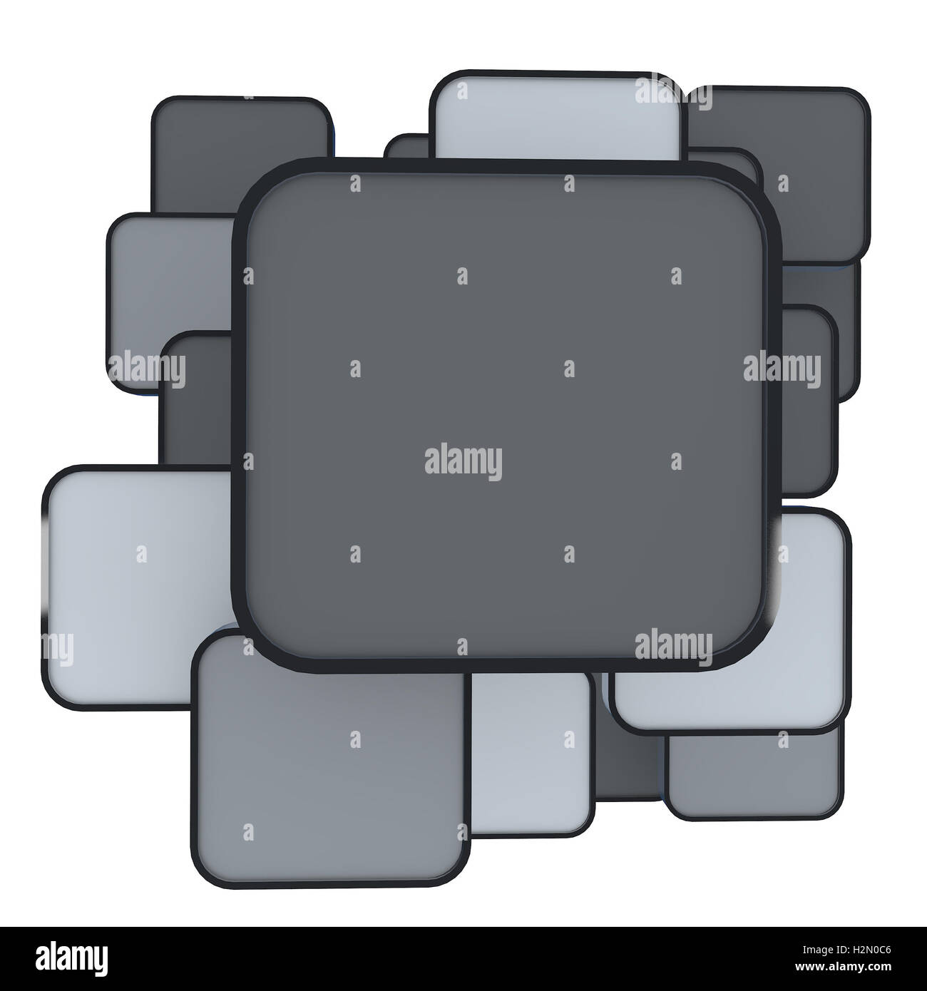 blank abstract gray box Stock Photo - Alamy