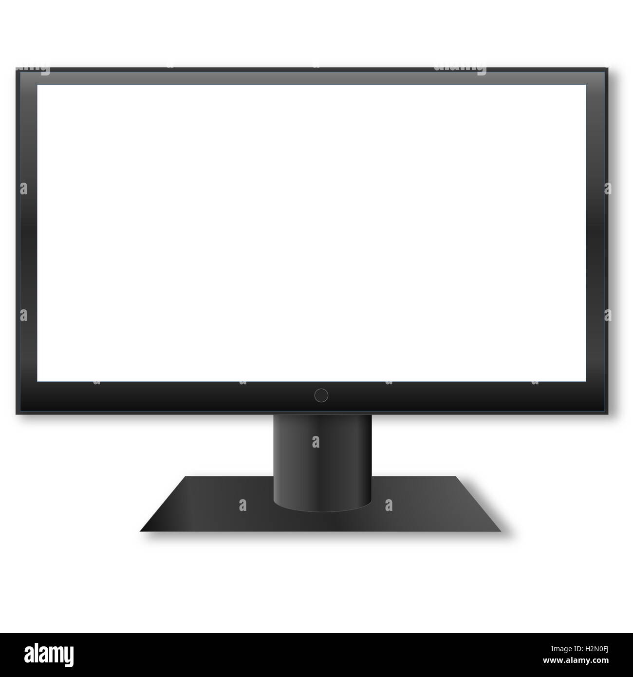 Computer reflection screen Cut Out Stock Images & Pictures - Alamy