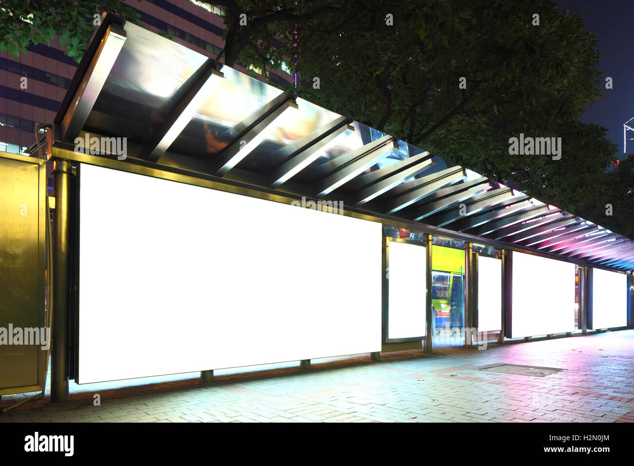 Billboard bus terminal hi-res stock photography and images - Alamy