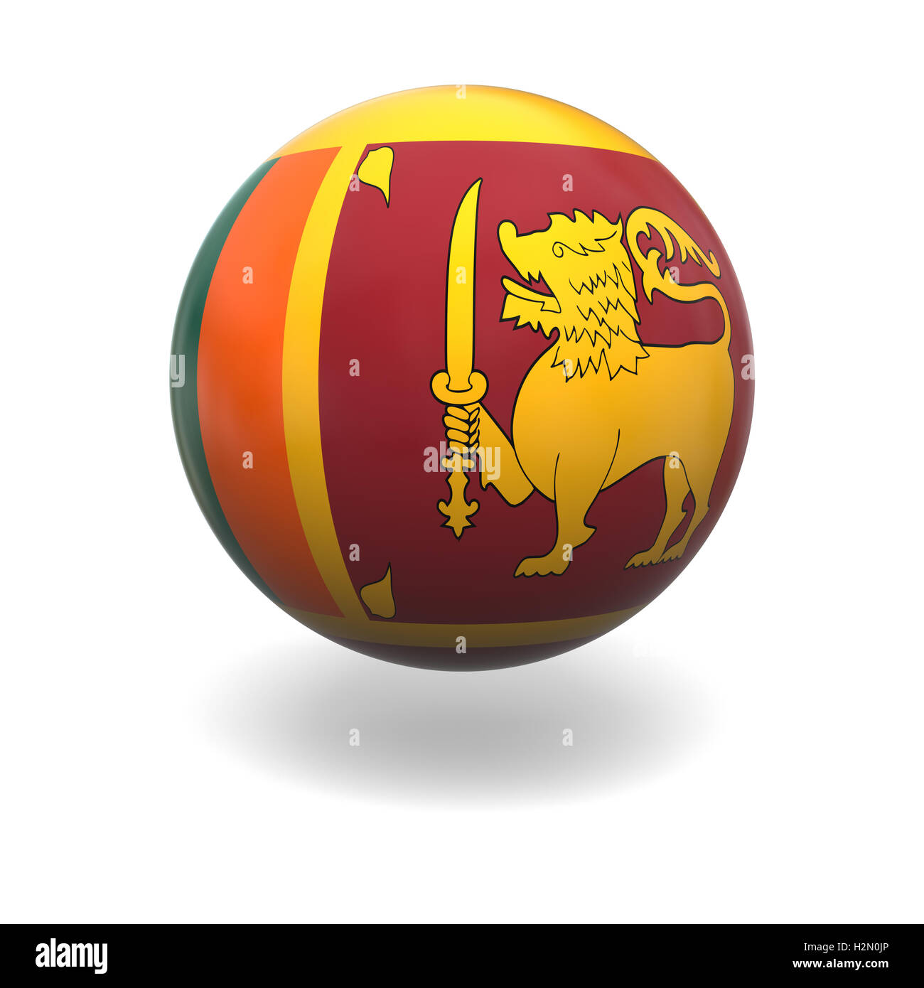 Sri lanka flag on 3d Cut Out Stock Images & Pictures - Alamy