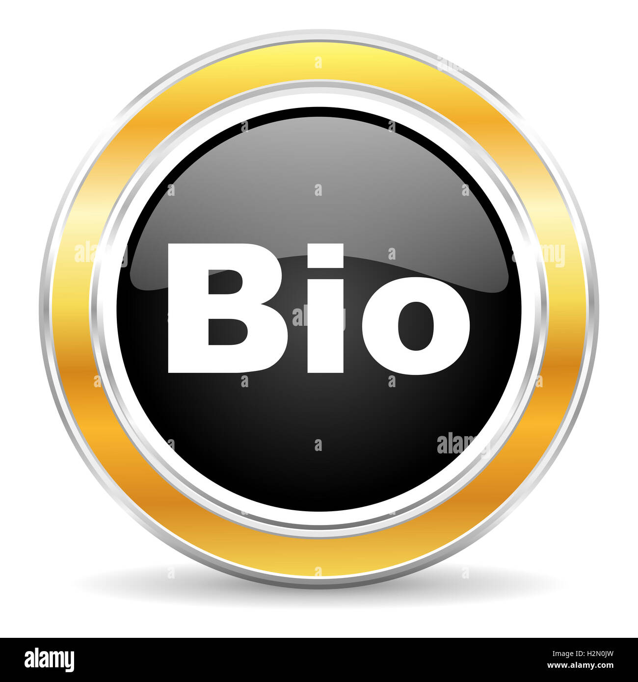 Bio icon Cut Out Stock Images & Pictures - Alamy
