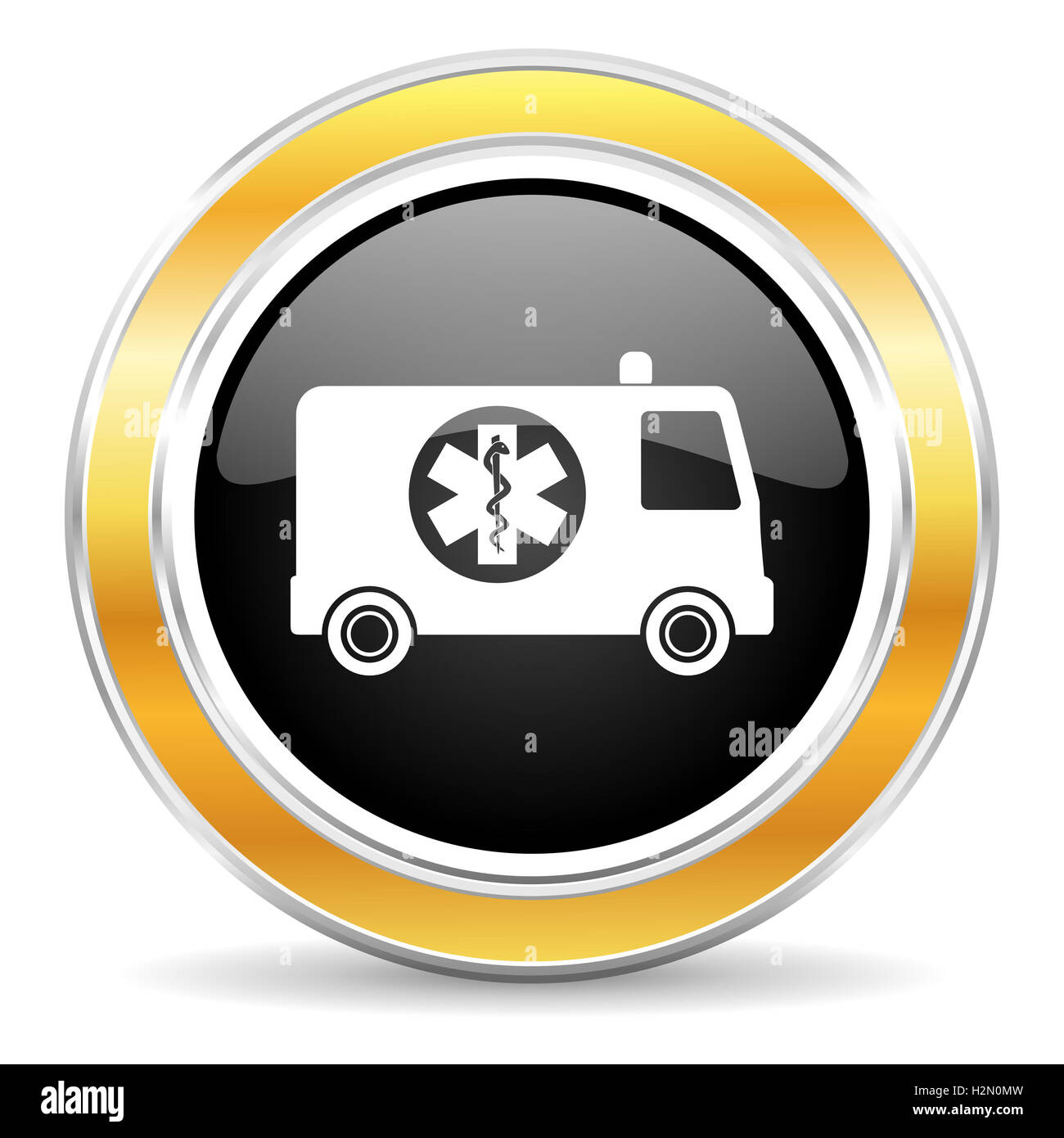 Emergency ambulance sign Cut Out Stock Images & Pictures - Alamy