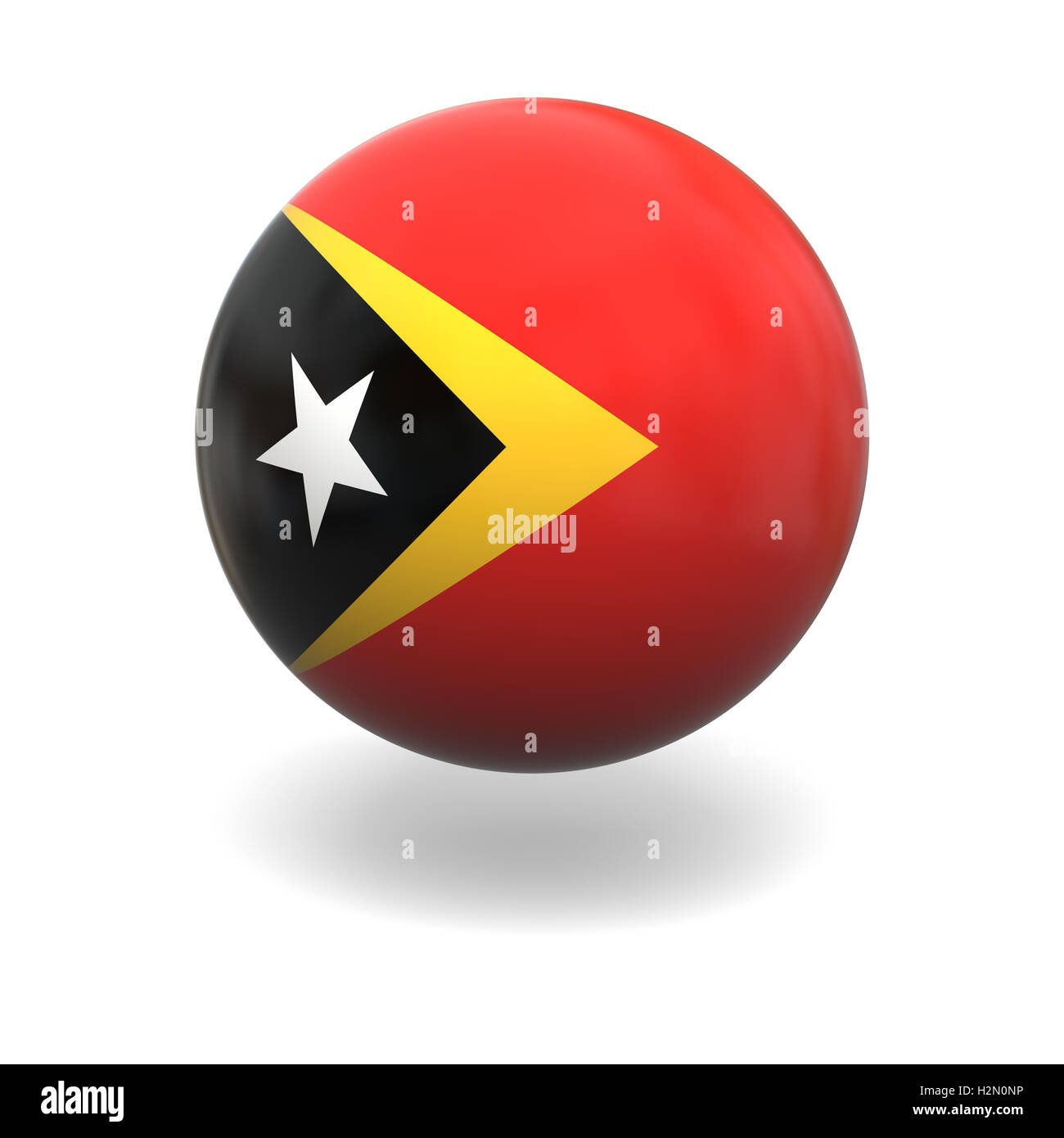 East Timor flag Stock Photo - Alamy