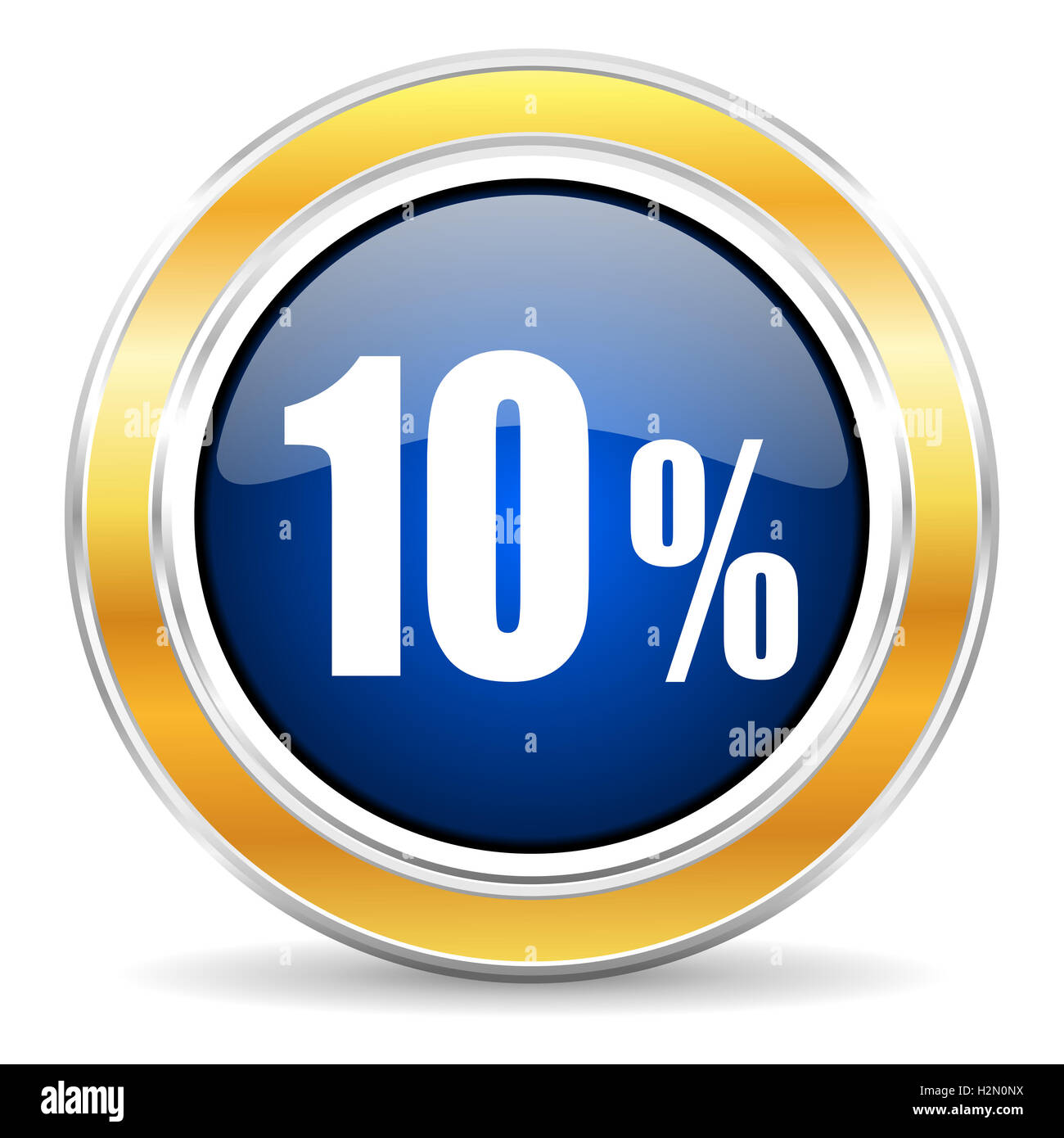 10 percent icon Stock Photo - Alamy