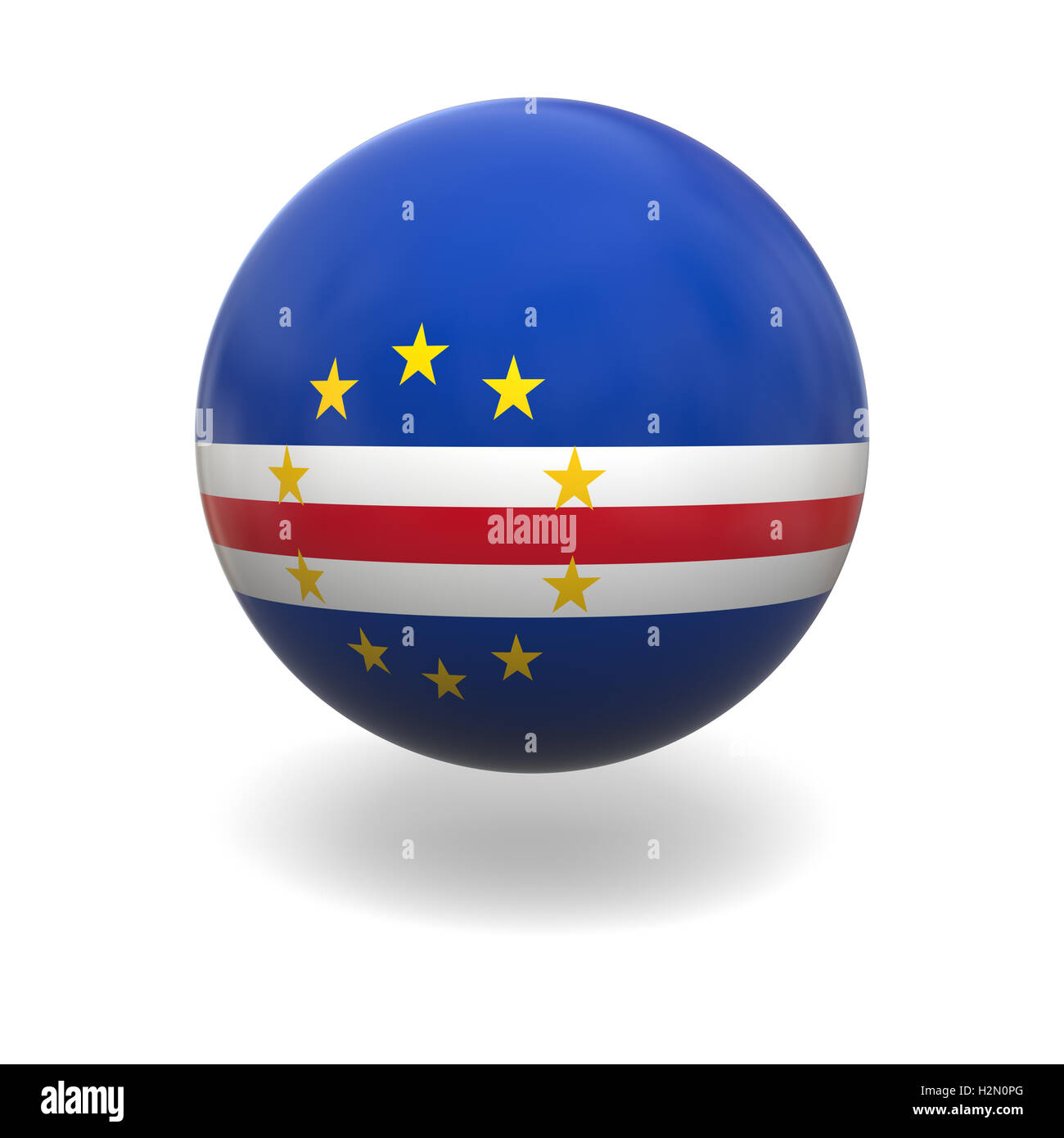 Cape Verde flag Stock Photo - Alamy