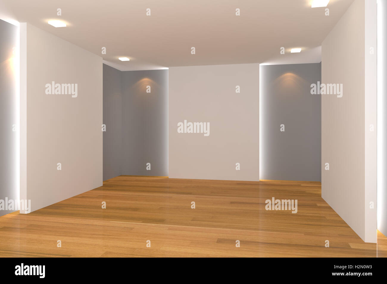gray empty room Stock Photo - Alamy