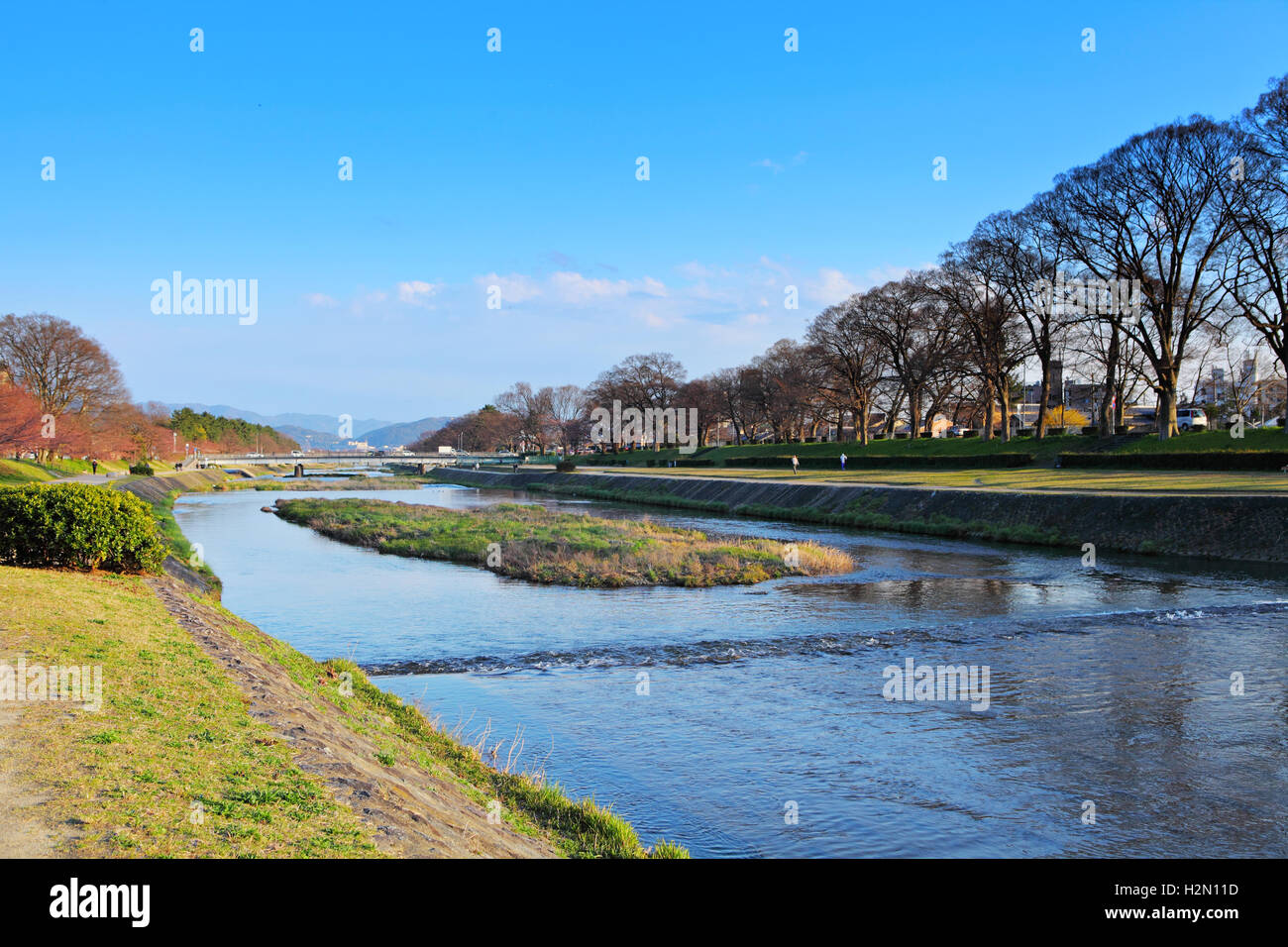 Kamo River in Japan Stock Photo - Alamy