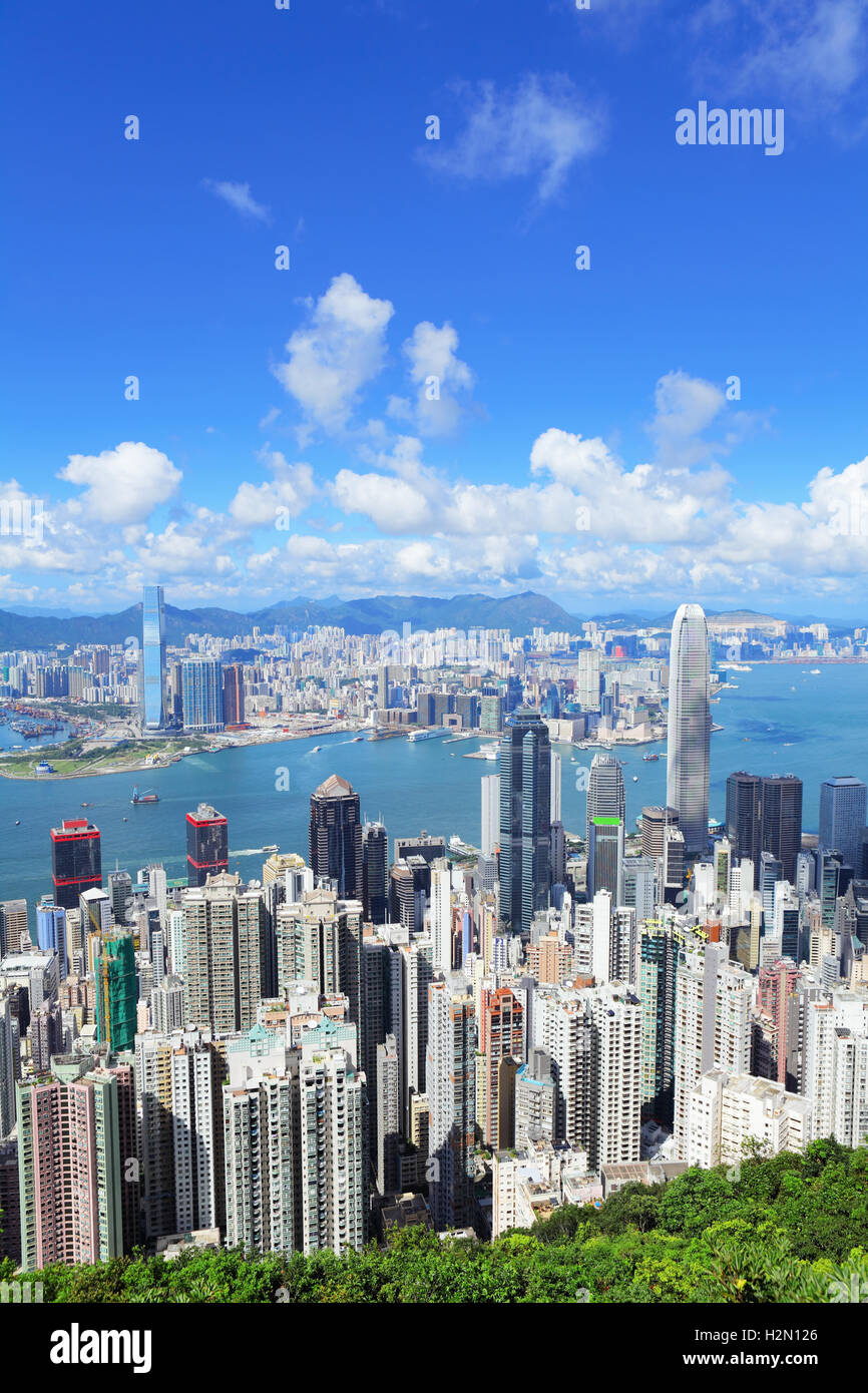 Hong Kong skyline Stock Photo - Alamy