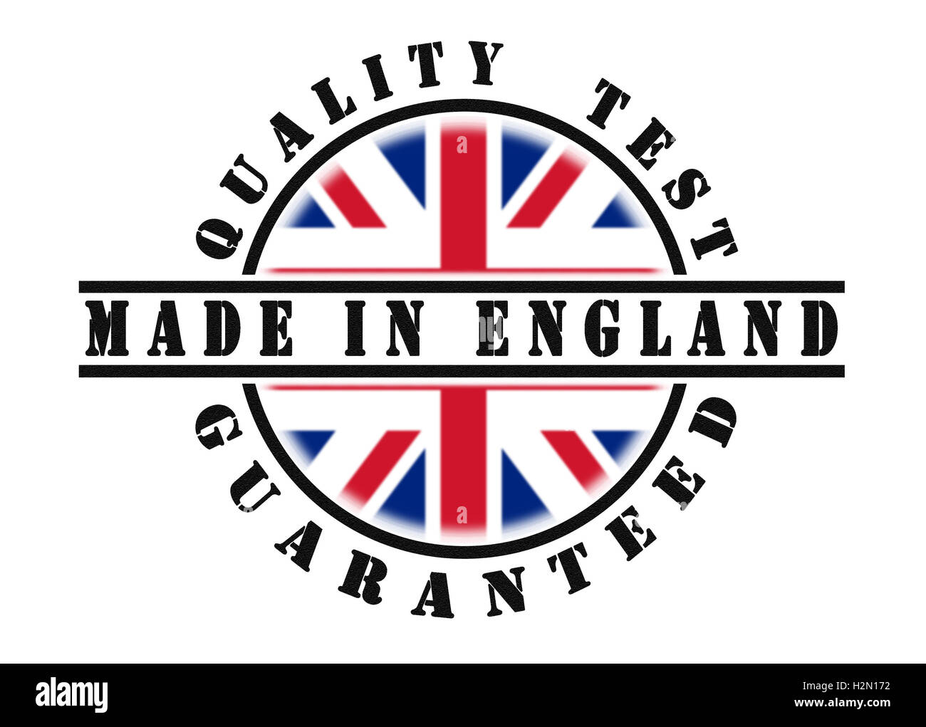 Quality test guaranteed stamp Stock Photo - Alamy