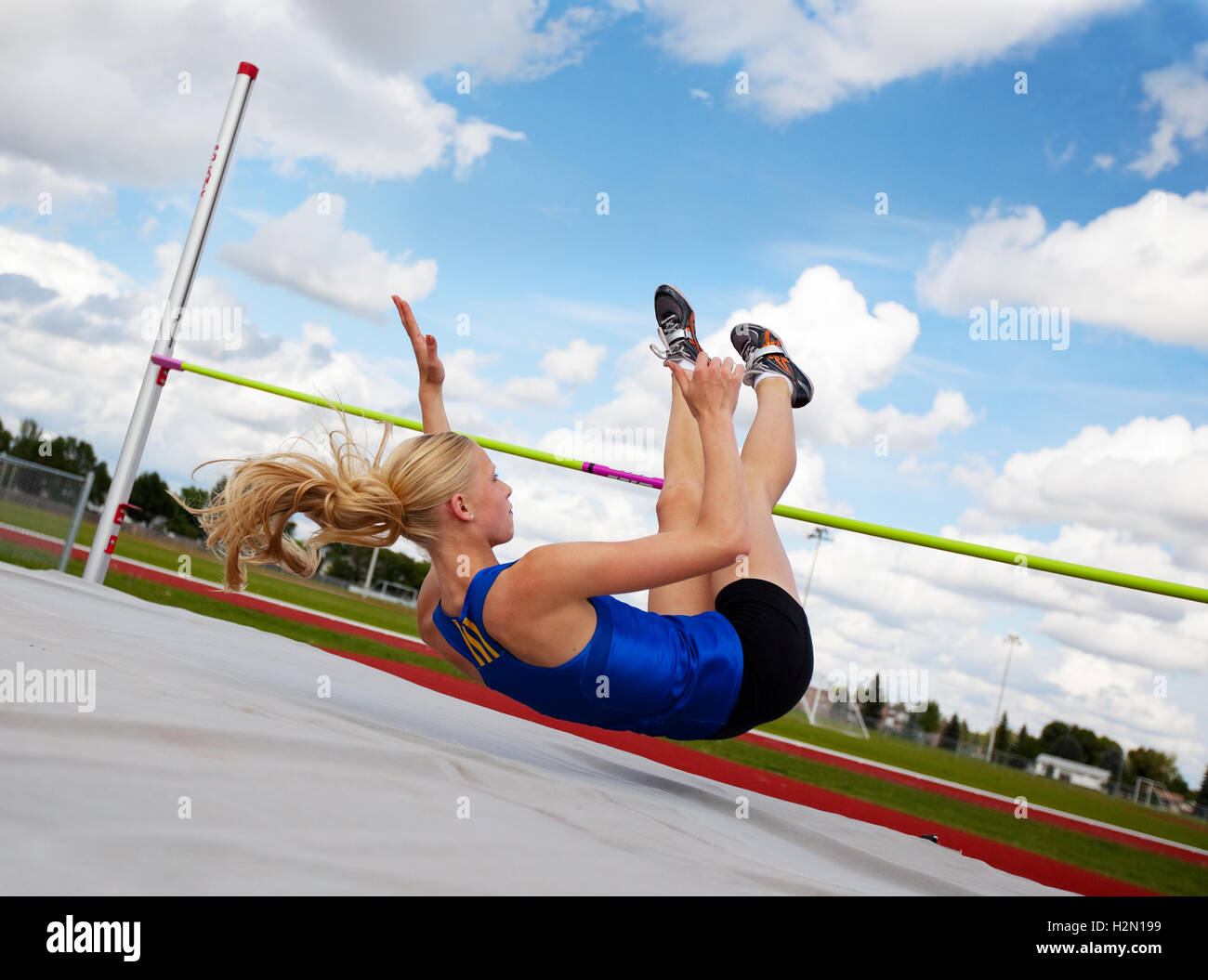 High Jump Stock Photo - Alamy