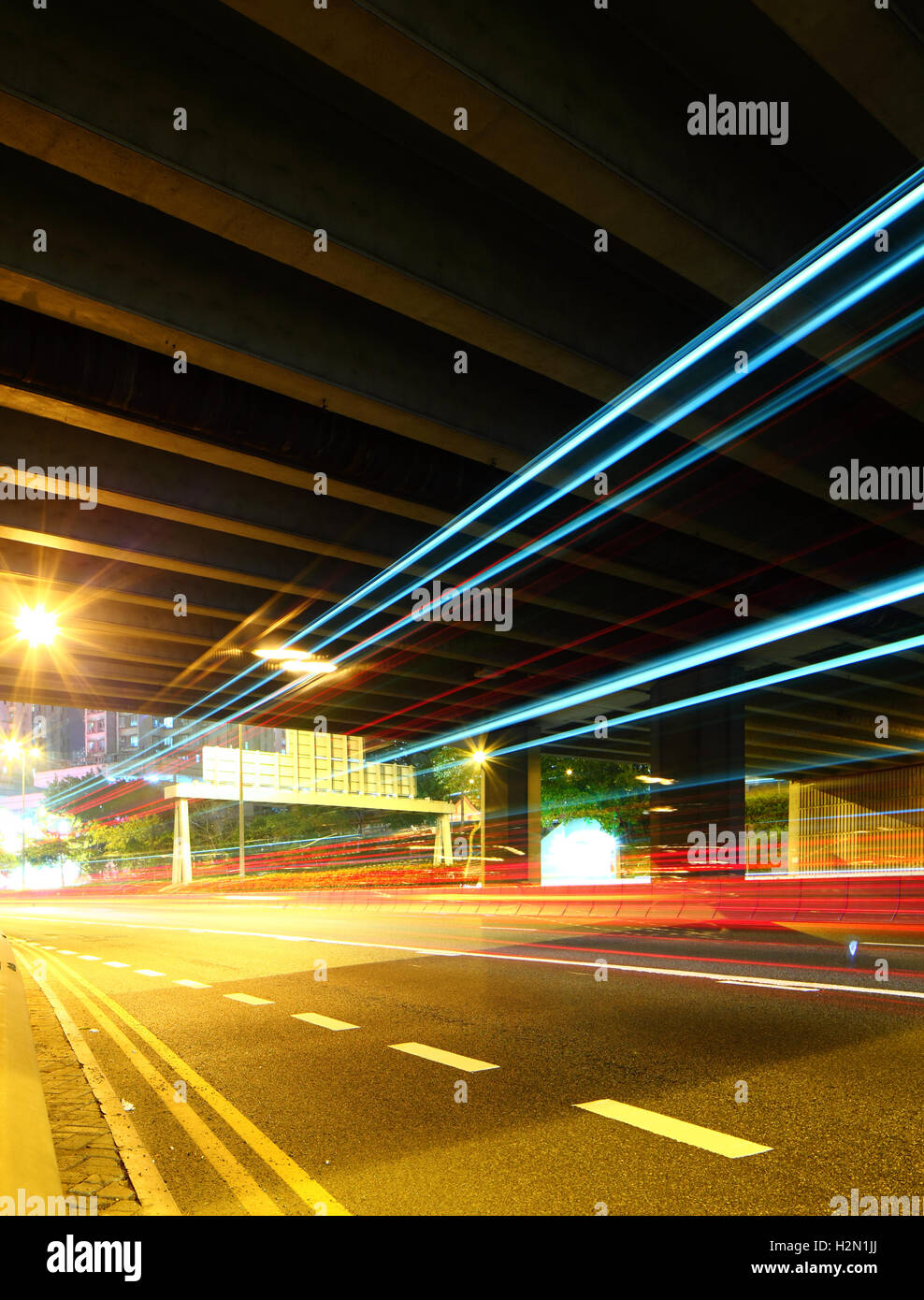 Traffic pass through tunnel Stock Photo - Alamy