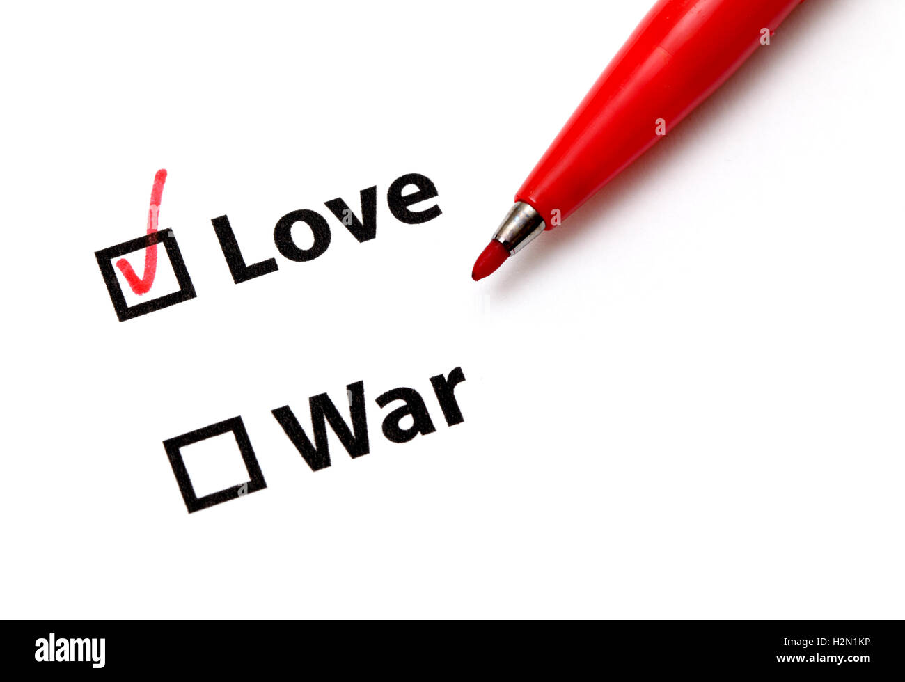 We choose love Cut Out Stock Images & Pictures - Alamy