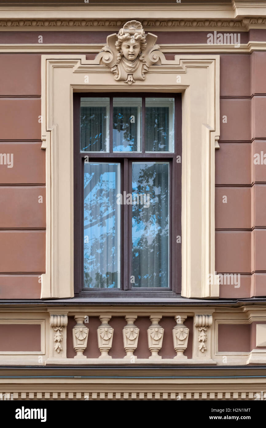 Light pink stucco facade of house hi-res stock photography and images ...