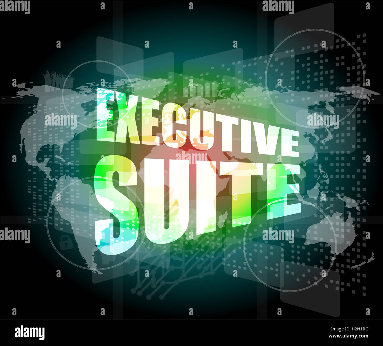 executive suite, interface hi technology, touch screen Stock Photo - Alamy