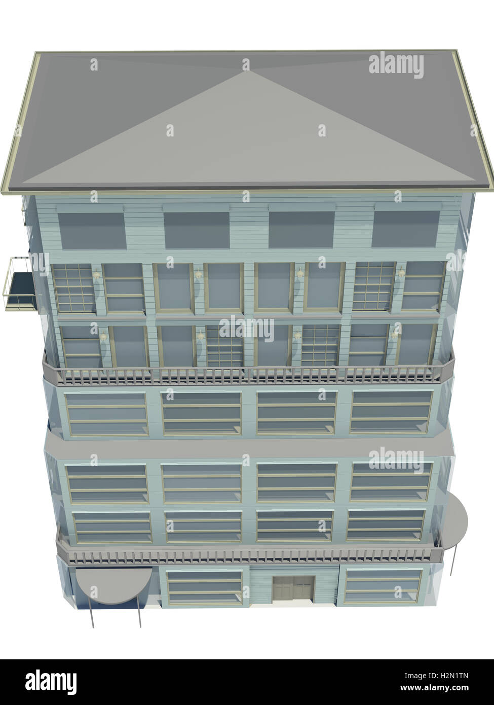 Highly detailed building Stock Photo - Alamy