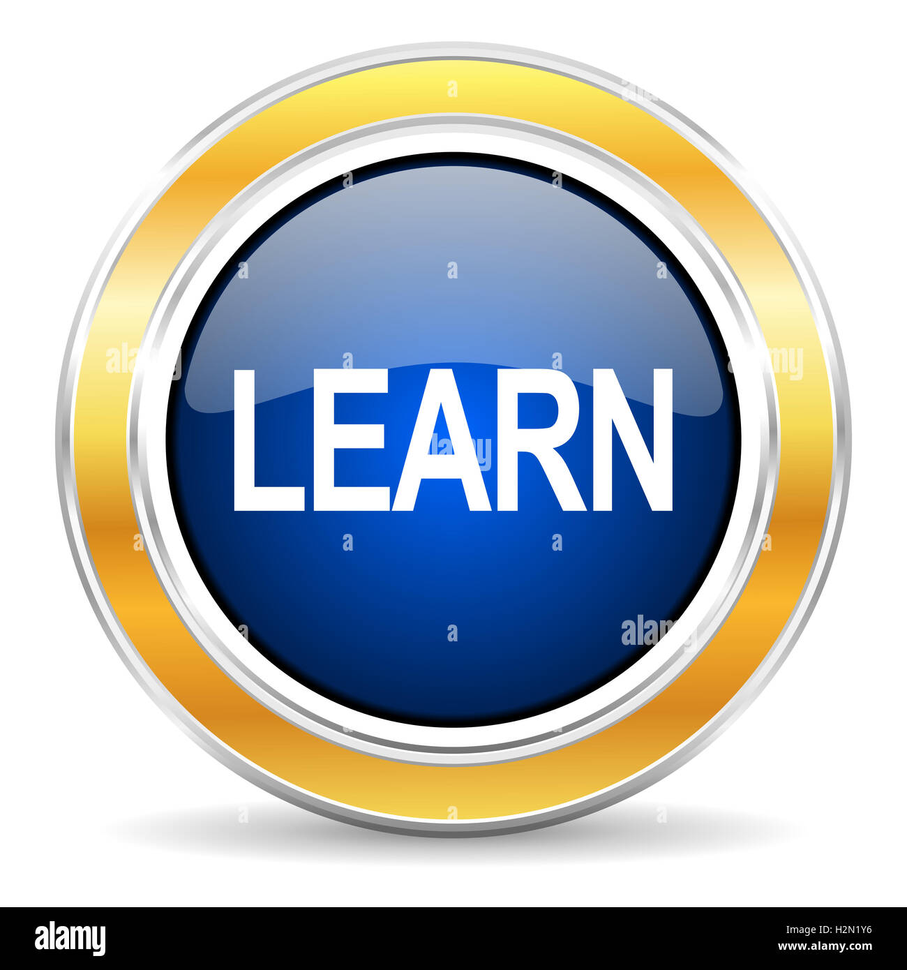 Learn icon hi-res stock photography and images - Alamy
