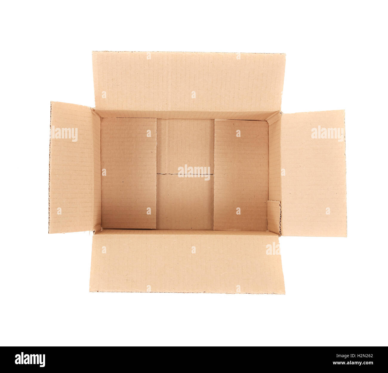 Opened cardboard box Stock Photo - Alamy