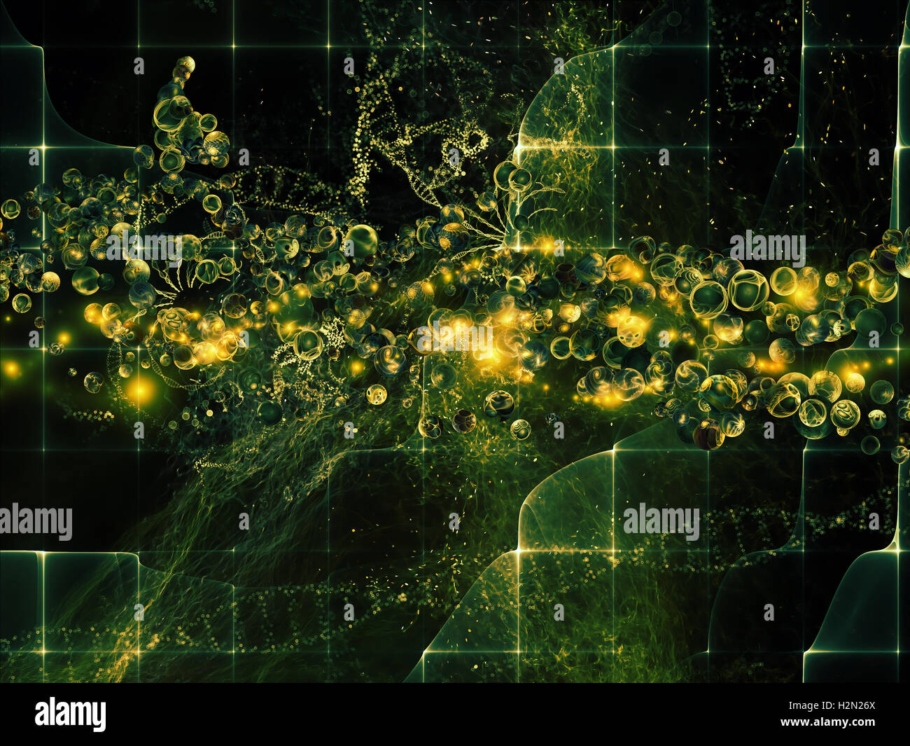 Lights of DNA Stock Photo - Alamy