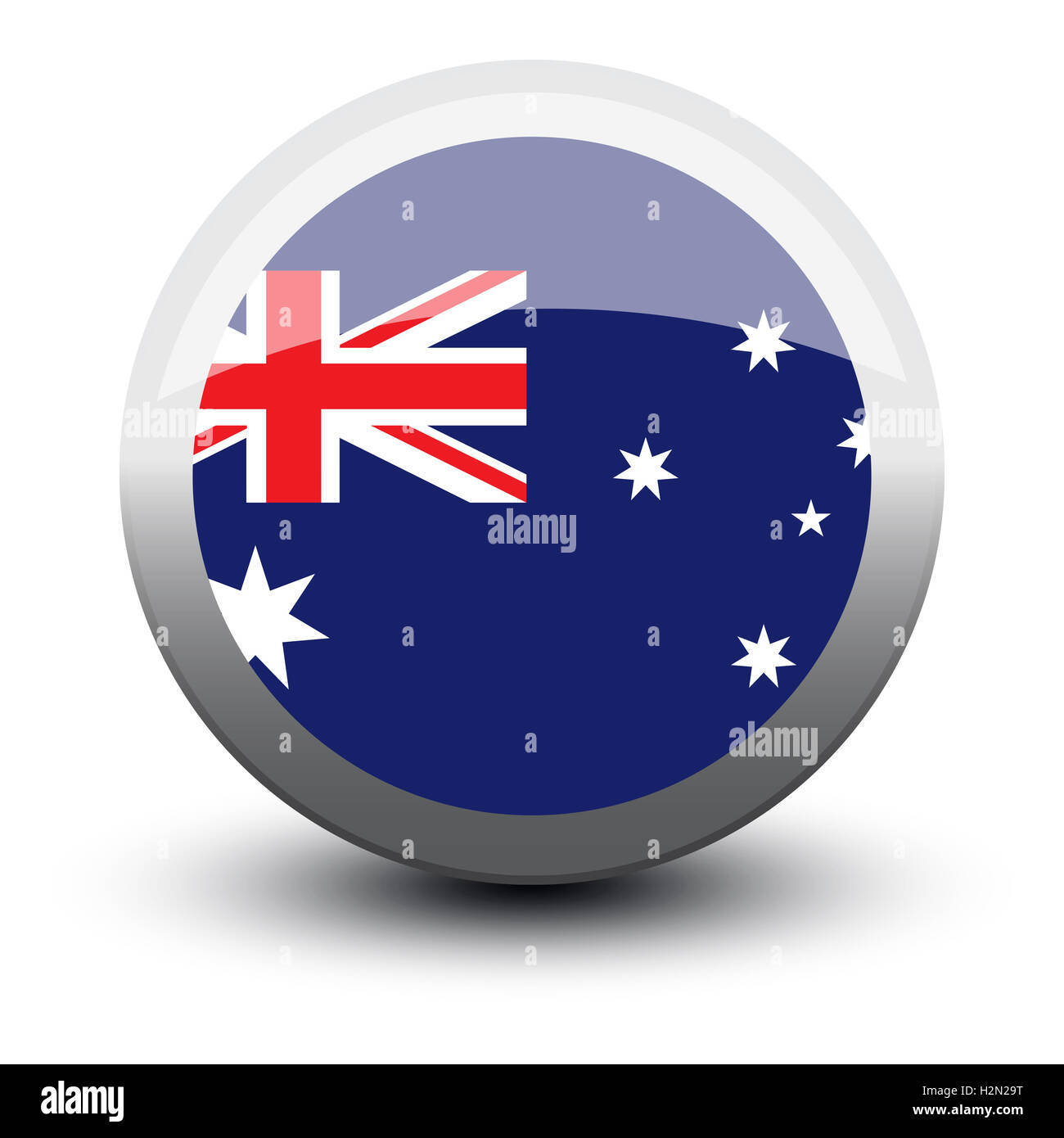 Flag australia red white Cut Out Stock Images & Pictures - Alamy