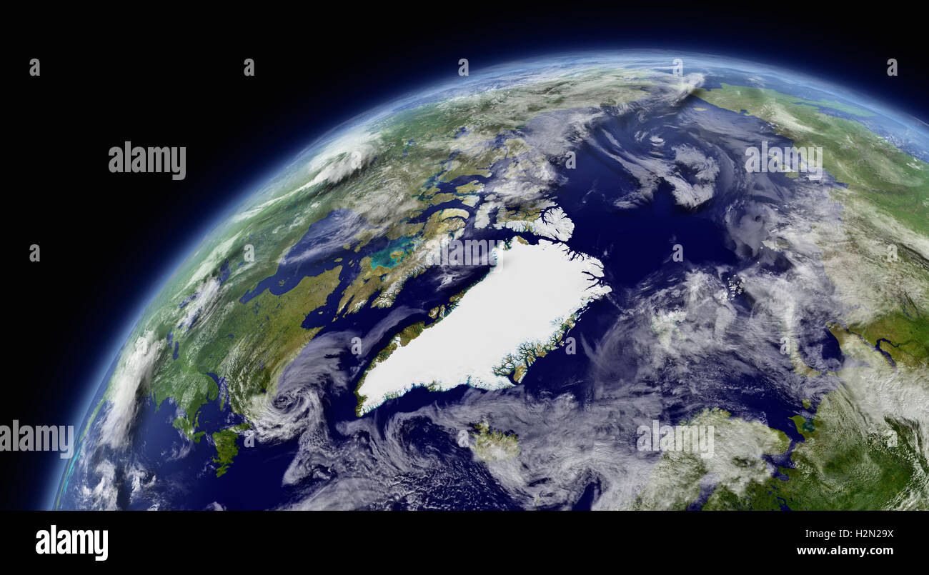 World earth globe arctic hi-res stock photography and images - Alamy