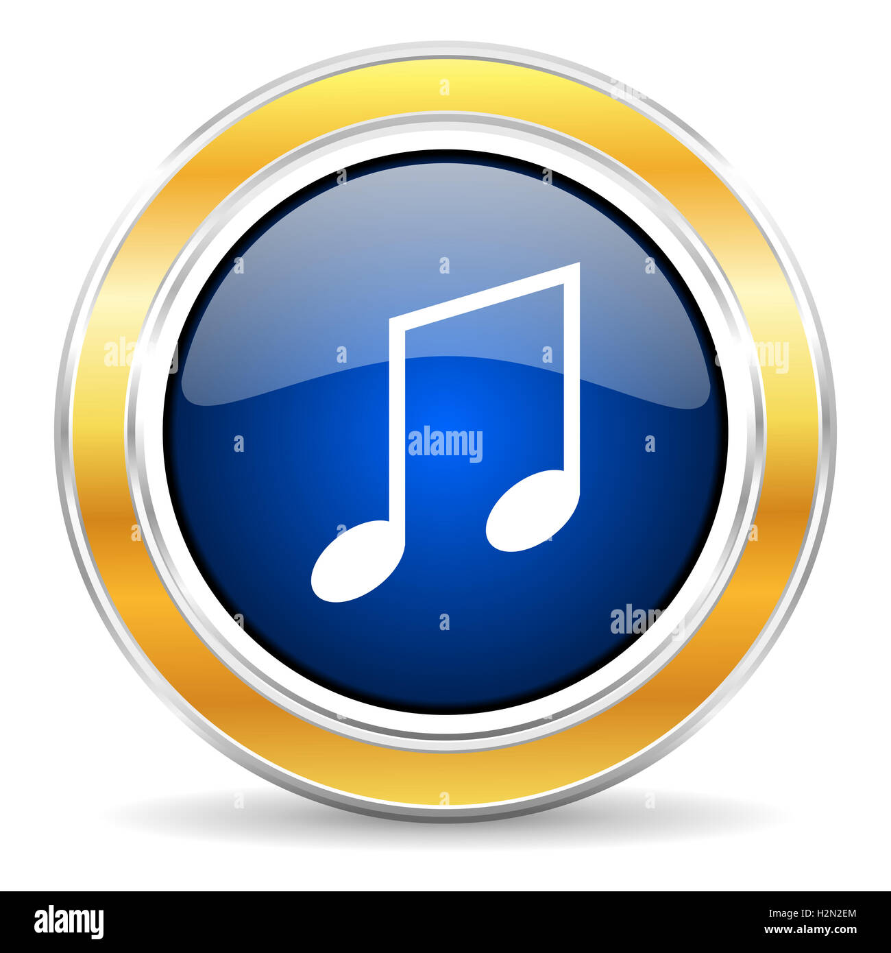 Golden music note sign hi-res stock photography and images - Alamy