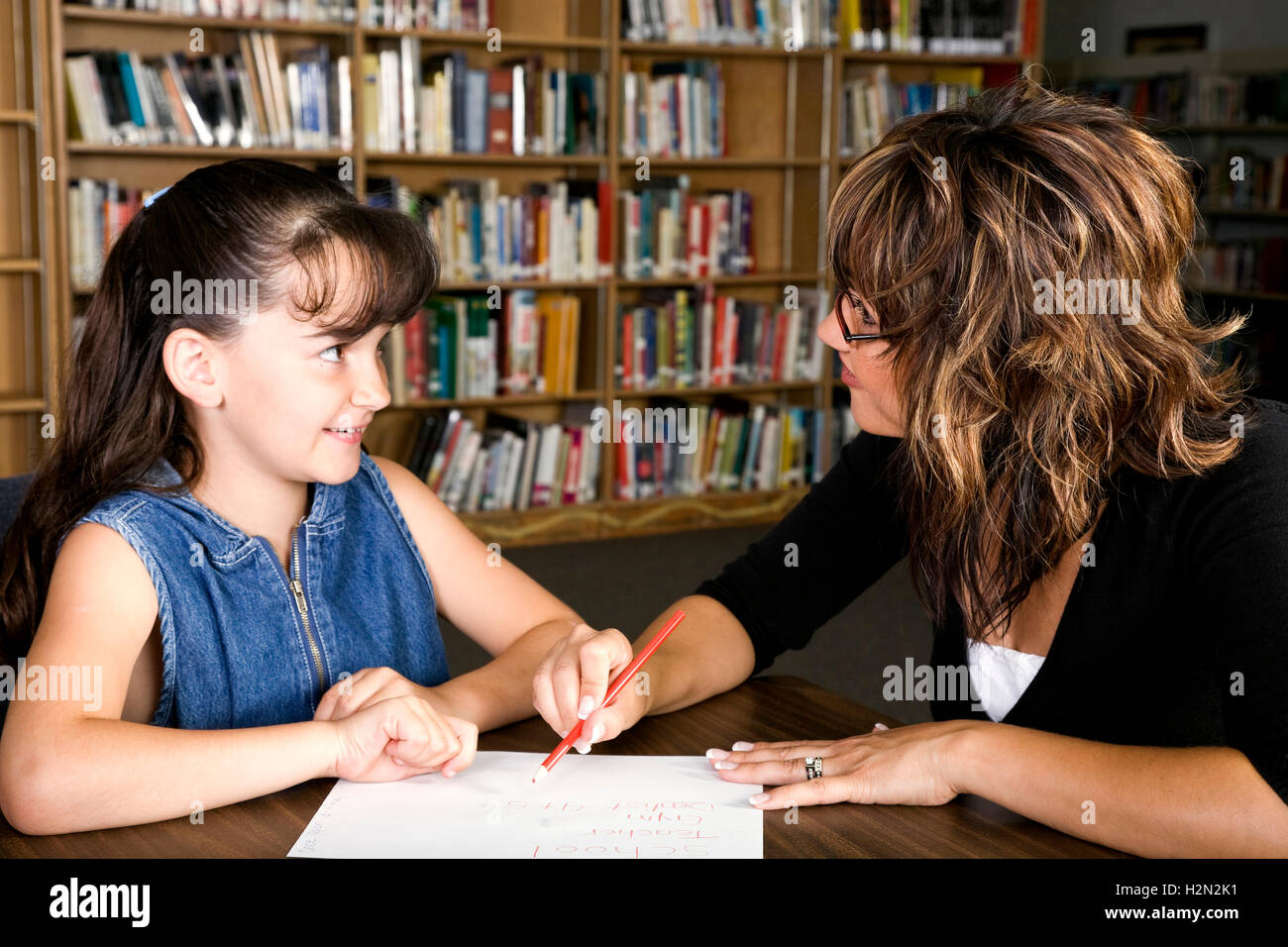 Student Teacher Relationship Stock Photo - Alamy