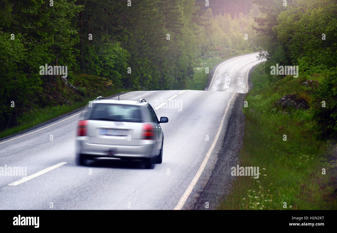 Car in motion Stock Photo - Alamy