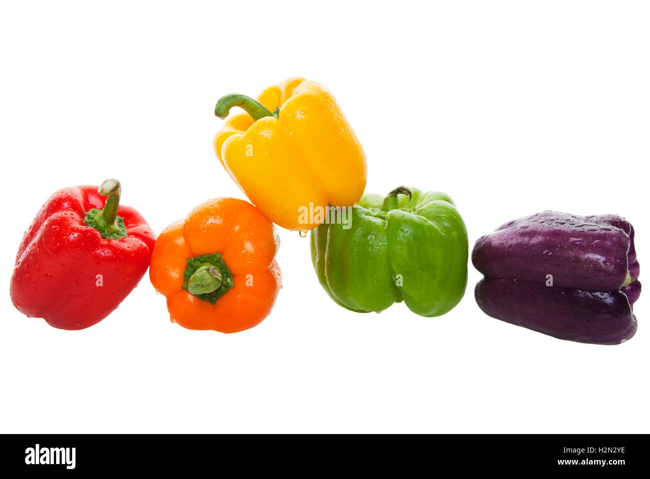 Colorful Bell Peppers Stock Photo - Alamy