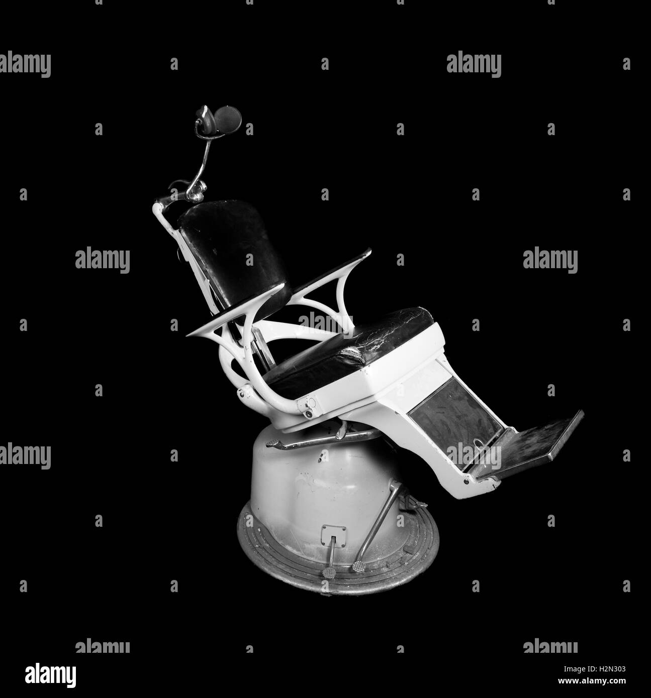 Creepy Old Dentist Chair Stock Photo - Alamy
