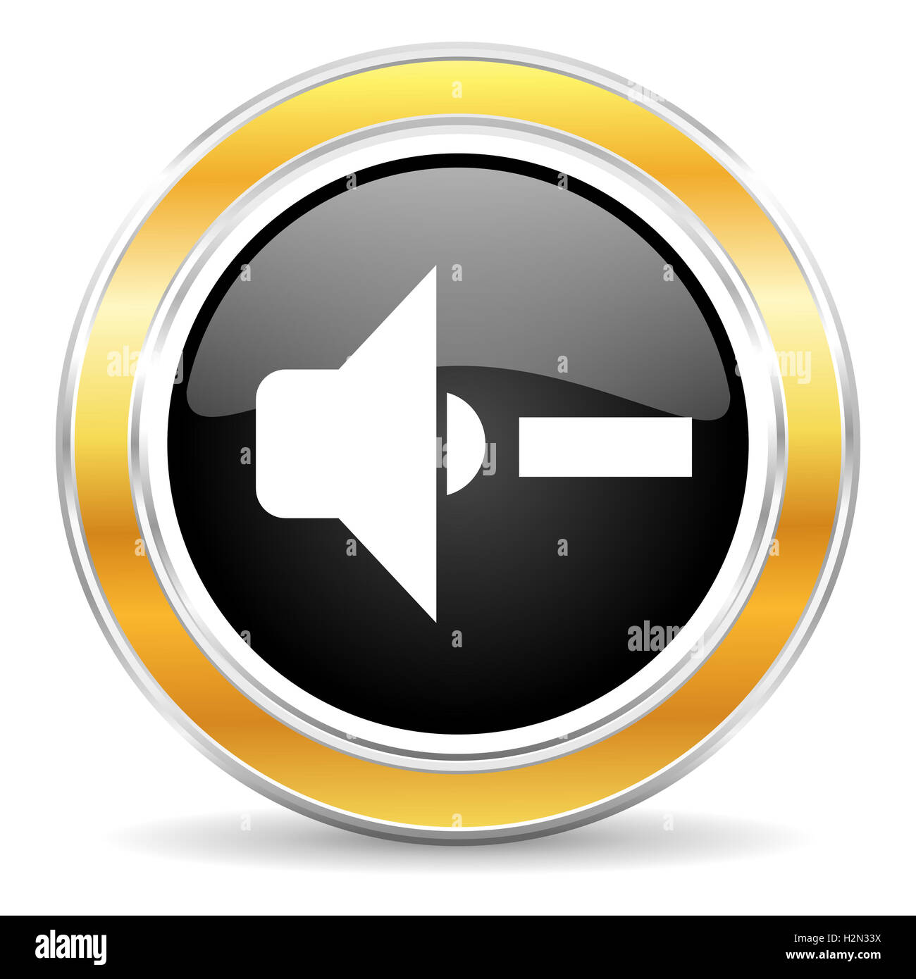 Golden speaker hi-res stock photography and images - Alamy